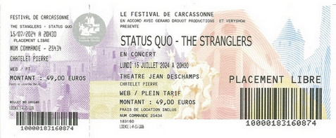 Carcassonne (15/07/2024) :: Les concerts de Status Quo en France (4)